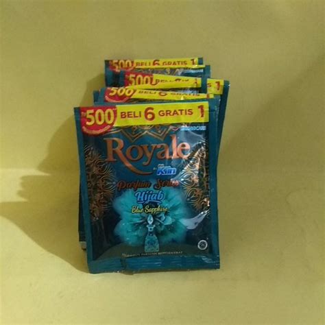Jual Royale So Klin Hijab Blue Sapphire Sachet Shopee Indonesia