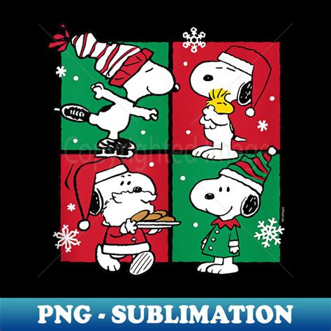 Peanuts Snoopy Christmas Grid Inspire Uplift