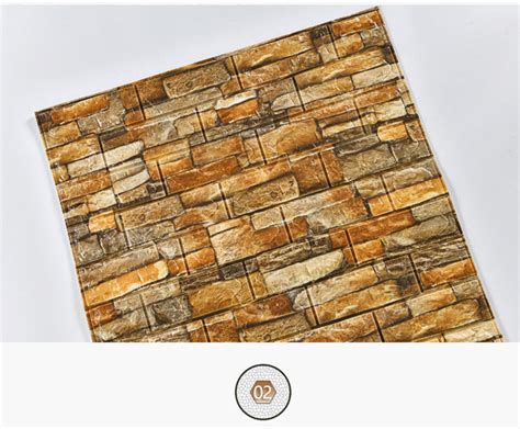 Badu Bg 2mx70cm 3d стикери за тухлена стена Направи си сам декор Самозалепващи се водоустойчиви