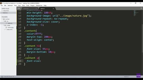 Background Blur Css Achieving Depth Effect