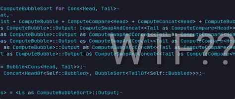 Type Level Bubble Sort In Rust Part 1 Dev Community