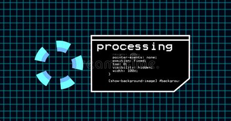 Programing Coding Process On Terminal Control Panel Data Processing