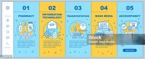 보조 산업 모바일 웹 페이지 벡터 템플릿온보딩 선형 일러스트와 응답 스마트 폰 웹 사이트 인터페이스 아이디어 웹 페이지 연습 단계 화면입니다 색상 컨셉 0명에 대한 스톡