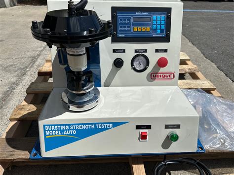 Ubique Bst Auto Bursting Strength Tester W 13x Rubber Diaphragm And Spa