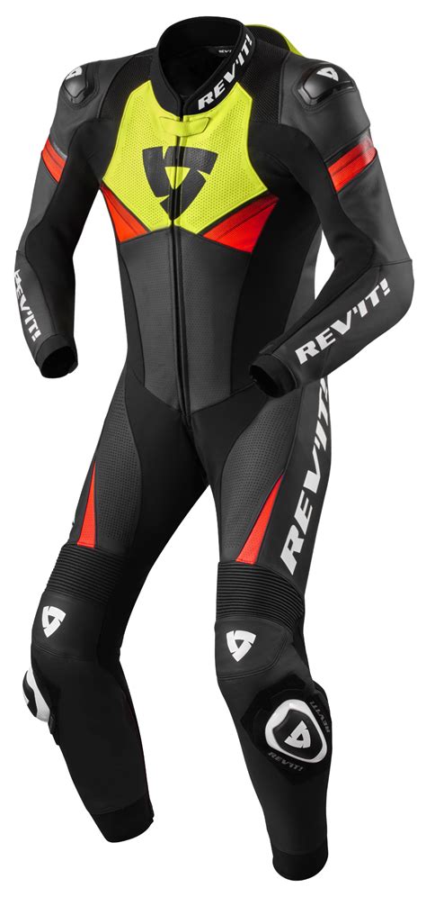 REV IT Argon 2 1 Piece Suit Zwart Fluogeel 1 Delig Motorpak Rad Eu Nl
