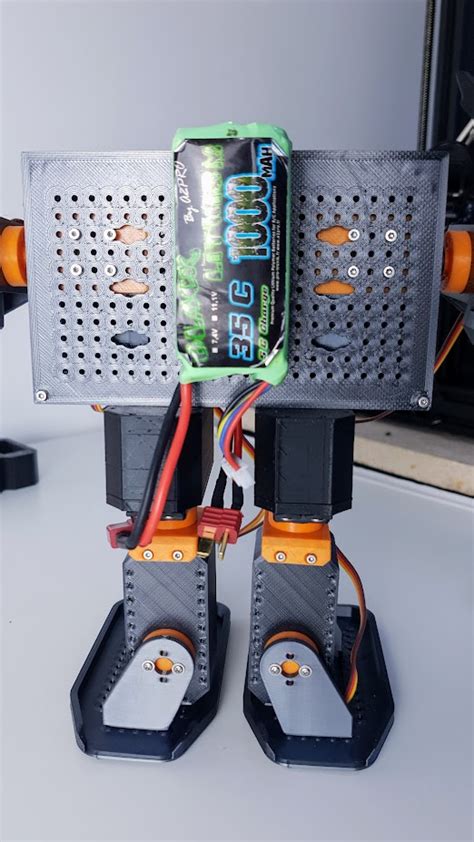 D Printed Biped Robot YouMakeRobots YouMakeTech