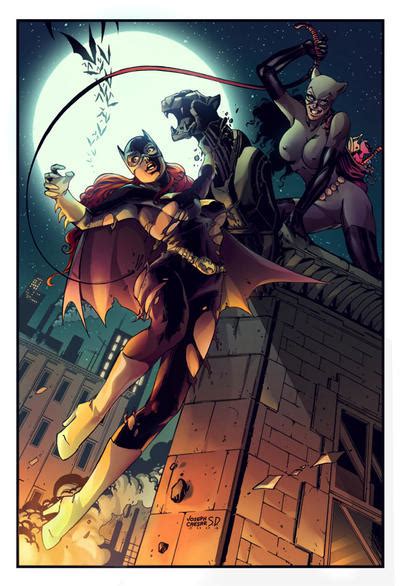 Batgirl X Catwoman By Bryanvalenza On Deviantart