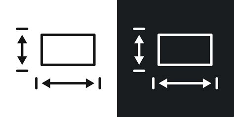 Height And Width Icon 47320322 Vector Art At Vecteezy