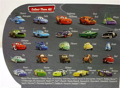 Cars 3 Characters Names