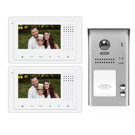 2 Apartments Video Intercom Kit Intercom Supplies