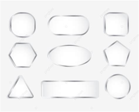 Chrome Button Vector Hd Images White Glass Buttons With Chrome Frame Chrome Button Vector Hd Images White Glass Buttons With Chrome Frame