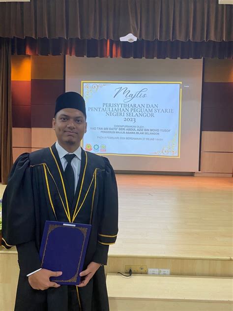 Muhammad Daniel Bin Roslan On Linkedin Happy To Share That Im Now Officially A Syarie Lawyer