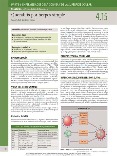 415 Queratitis Por Herpes Simple Pdf Herpes Simple Córnea