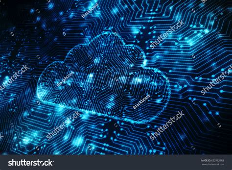 D Rendering Cloud Computing Cloud Computing Stock Illustration Shutterstock
