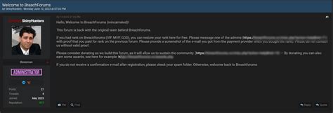 Dark Web Profile Shinyhunters Socradar® Cyber Intelligence Inc