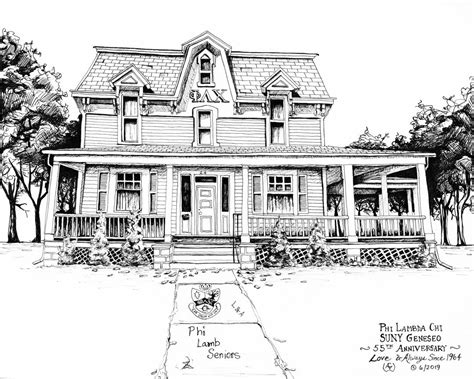 Phi Lambda Chi Portrait Reproduction Etsy
