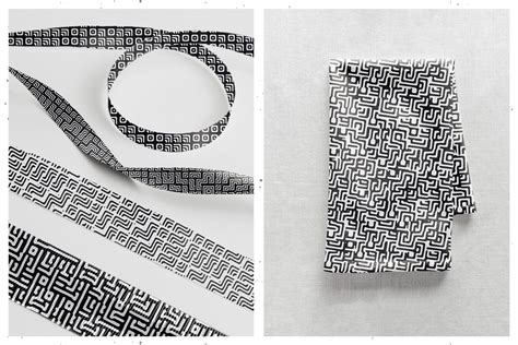 Black And White Curved Labyrinth Patterns By Gvgraphics Thehungryjpeg