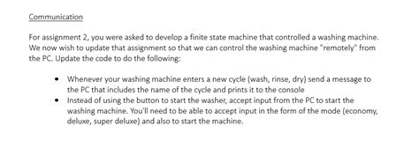 Solved Communication For Assignment 2 You Were Asked To
