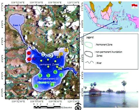 Sampling Points Of Sediment In Permanent Zones And Nonpermanent Zones