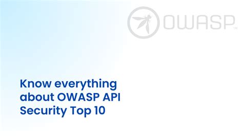 Guide To Owasp Api Security Top 10