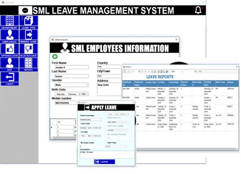 Complete Employee Leave Management System In Vbnet And Mysql Database