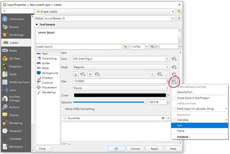 Labeling QGIS Print Layout Labels Size Respective To Polygon Shape Geographic Information