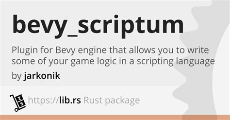 bevy_scriptum — Rust game dev // Lib.rs