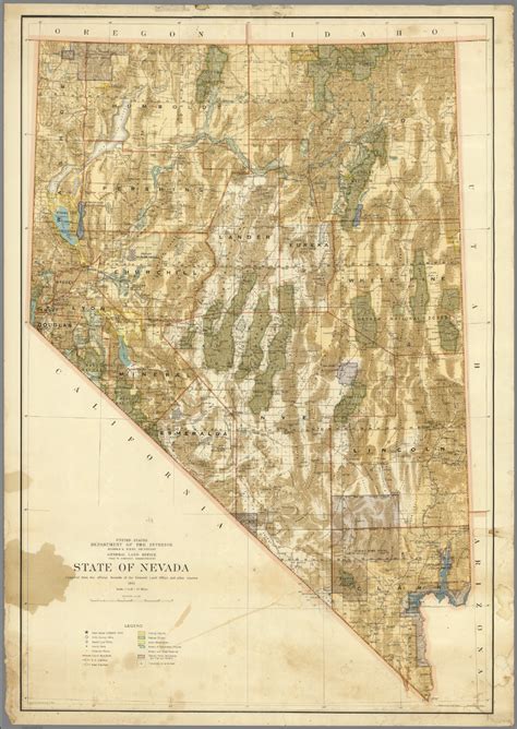 State Of Nevada Compiled From The Official Records Of The General