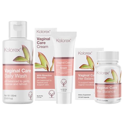 Vaginal Care Collection Kolorex Natural Horopito Products