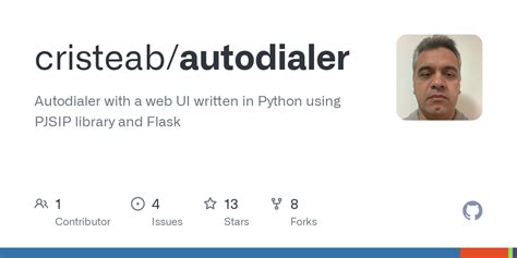 Github Cristeabautodialer Autodialer With A Web Ui Written In Python Using Pjsip Library And