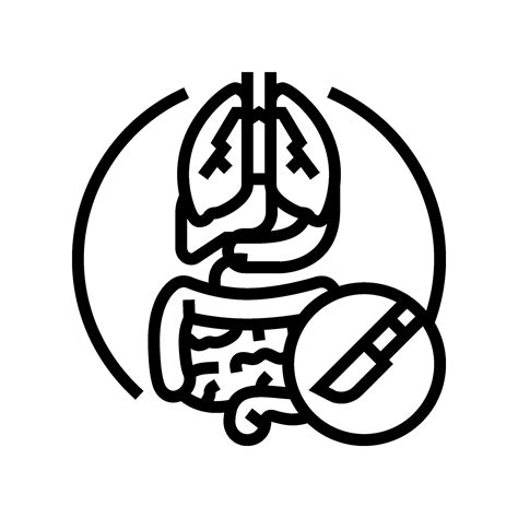 General Surgery Line Icon Vector Illustration 32516826 Vector Art At