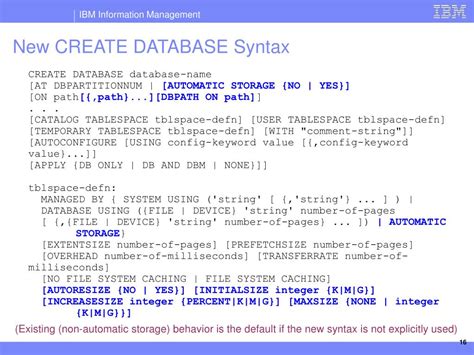 ppt db2 automatic storage the future of storage management in db2 for