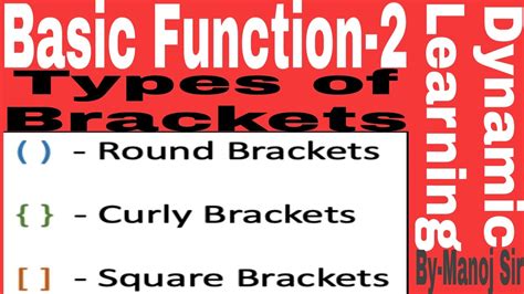 Types Of Brackets In Maths And Their Functions At Sean Hawker Blog