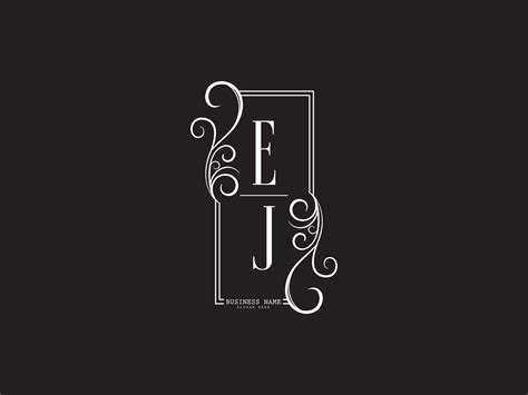 Minimalist Ej Logo Icon Letter Ej Je Luxury Logo Design 14157842