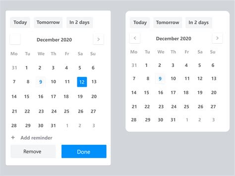 Date Picker System By Milan Martin On Dribbble