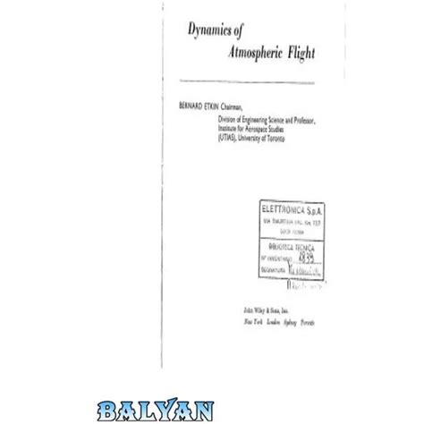 خرید و قیمت دانلود کتاب Dynamics Of Atmospheric Flight ترب
