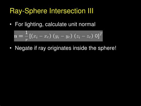 ppt ray tracing powerpoint presentation free download id 1151978