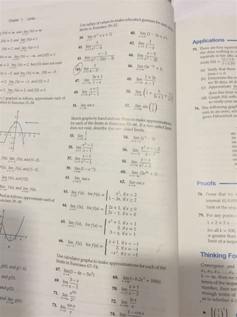 solved to make educated use tables of values to limits in
