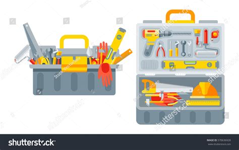 Tool Box Closed Opened Images Stock Photos Vectors Shutterstock