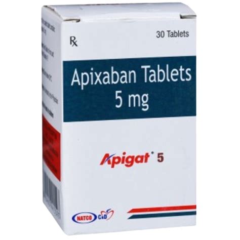 Apigat 5mg Apixaban Blood Thinner Best Price Online