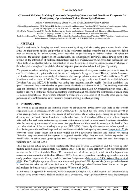 Pdf Gis Based 3d Urban Modeling Framework Integrating Constraints And
