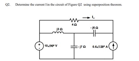 solved q2 ﻿determine the current i in the circuit of figure