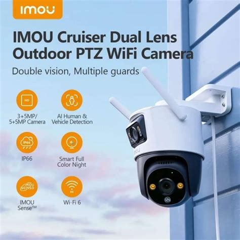 Jual Cctv Wifi Ip Camera Outdoor Imou Cruiser Dual Lens 8mp 5mp 3mp 360