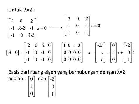 PPT Eigen Value Eigen Vektor PowerPoint Presentation Free Download ID 4781439