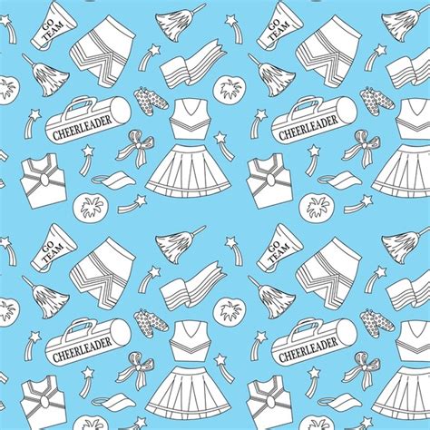Cheerleader Pattern Over 422 Royalty Free Licensable Stock Vectors