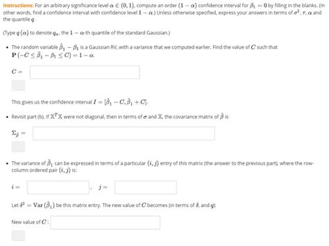 Hypothesis Testing For Linear Regression Chegg