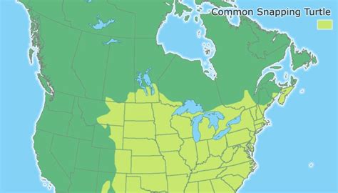 Alligator Snapping Turtle Habitat Map