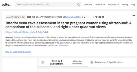 Inferior Vena Cava Assessment In Term Pregnant Women Using Ultrasound