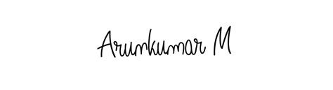 71 Arunkumar M Name Signature Style Ideas Cool Digital Signature