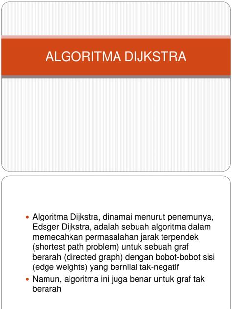 Algoritma Dijkstra Pdf